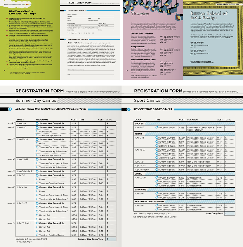 Summer Day Camp Program Book | Matt Kelm Design